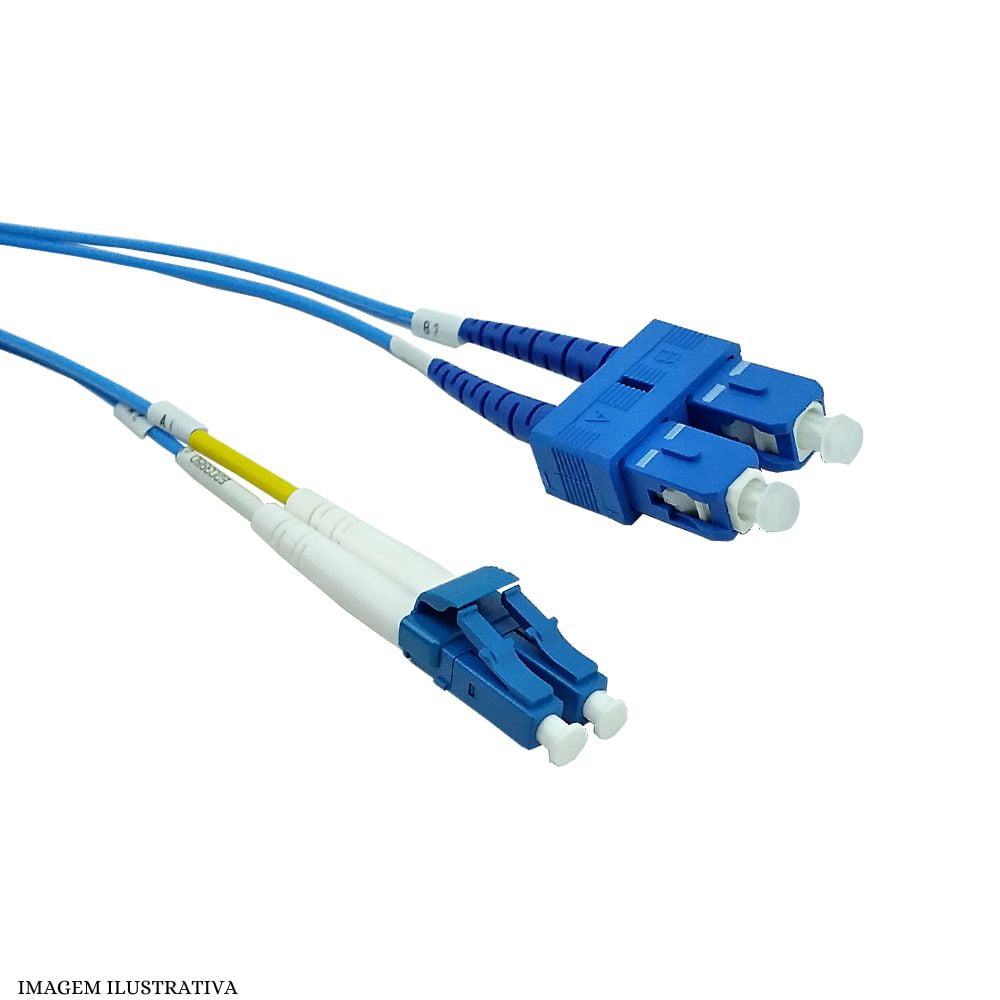 Cord o ptico Duplex LC UPC X SC UPC SM 9 125 2MM ED CABOS Cord o ptico Duplex LC UPC X SC UPC SM 9 125 2MM ED CABOS